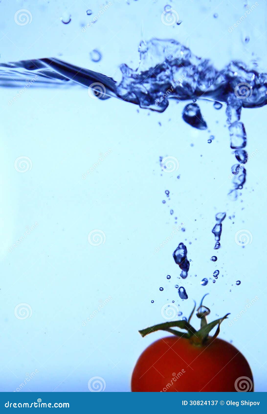 Tomato in water stock image. Image of fresh, splashing - 30824137