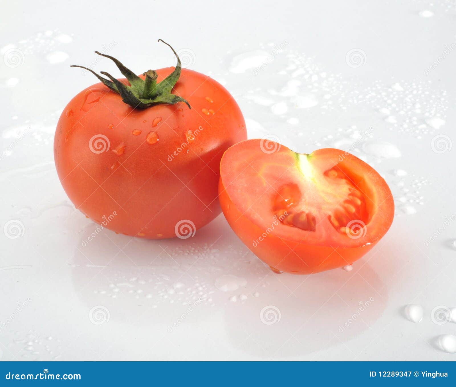 Tomatoes stock image. Image of fresh, nice, drops, restaurant - 12289347