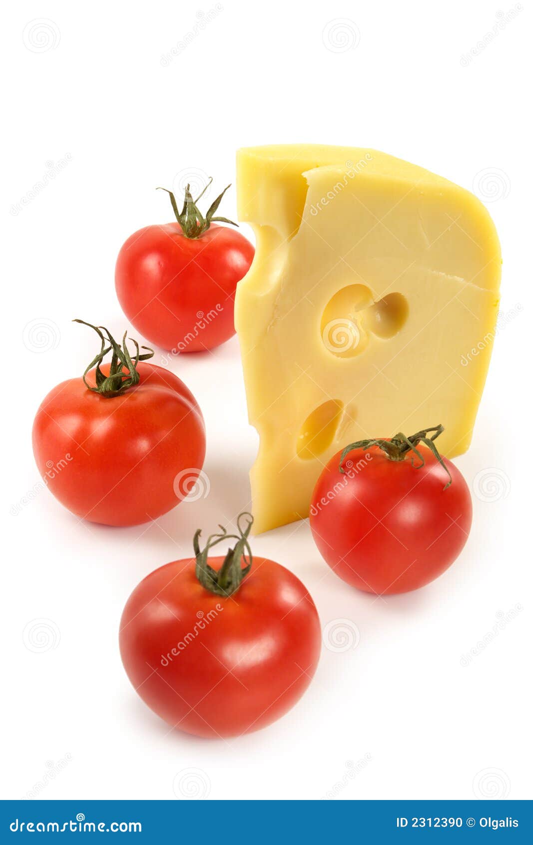 Tomatoes and cheese stock photo. Image of taste, still - 2312390
