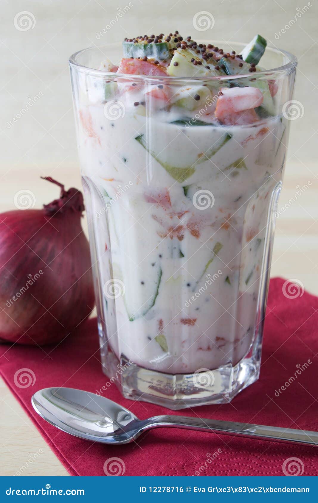 Tomatoes Cucumber Raita stock photo. Image of raita, cucumber - 12278716