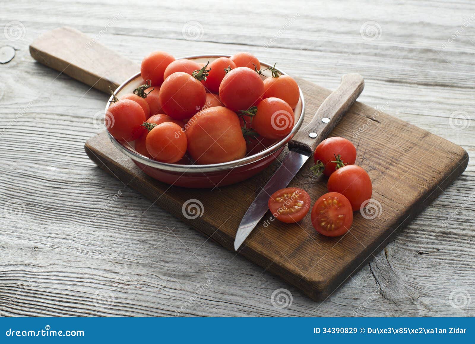 Tomatoes stock image. Image of wood, chopping, background - 34390829
