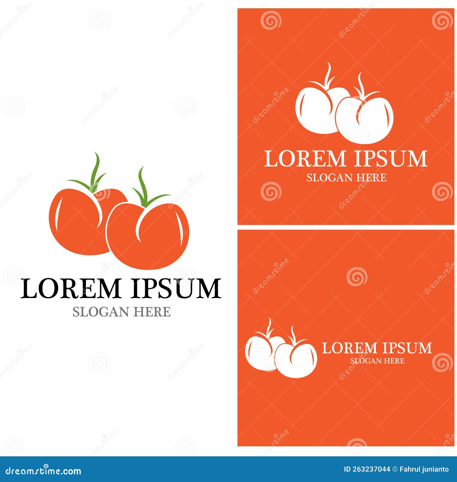 Tomatoes Logo Vector Template Illustration Stock Illustration ...