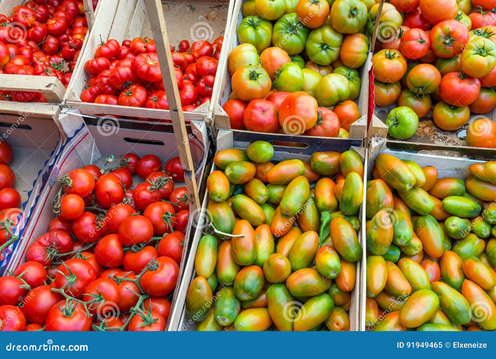 Tomatoes at a Market in Palermo Stock Image - Image of agriculture ...