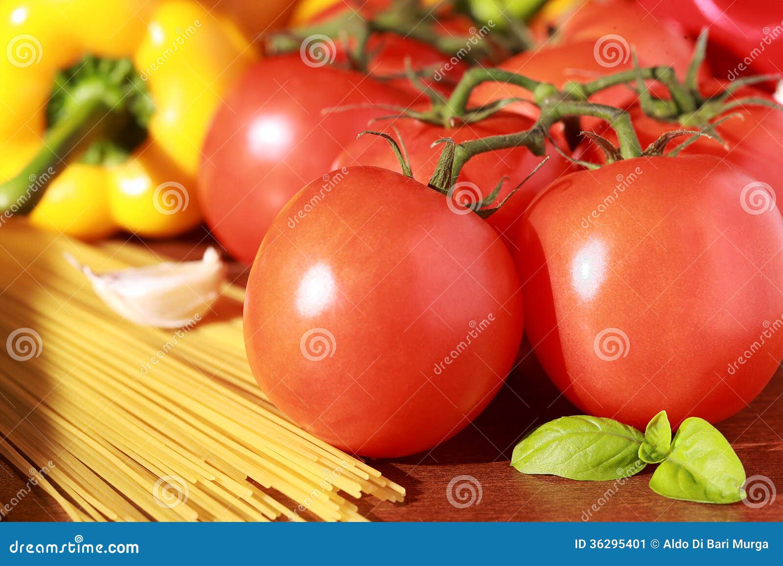 Tomatoes and Other Ingredients Stock Image - Image of flavor ...