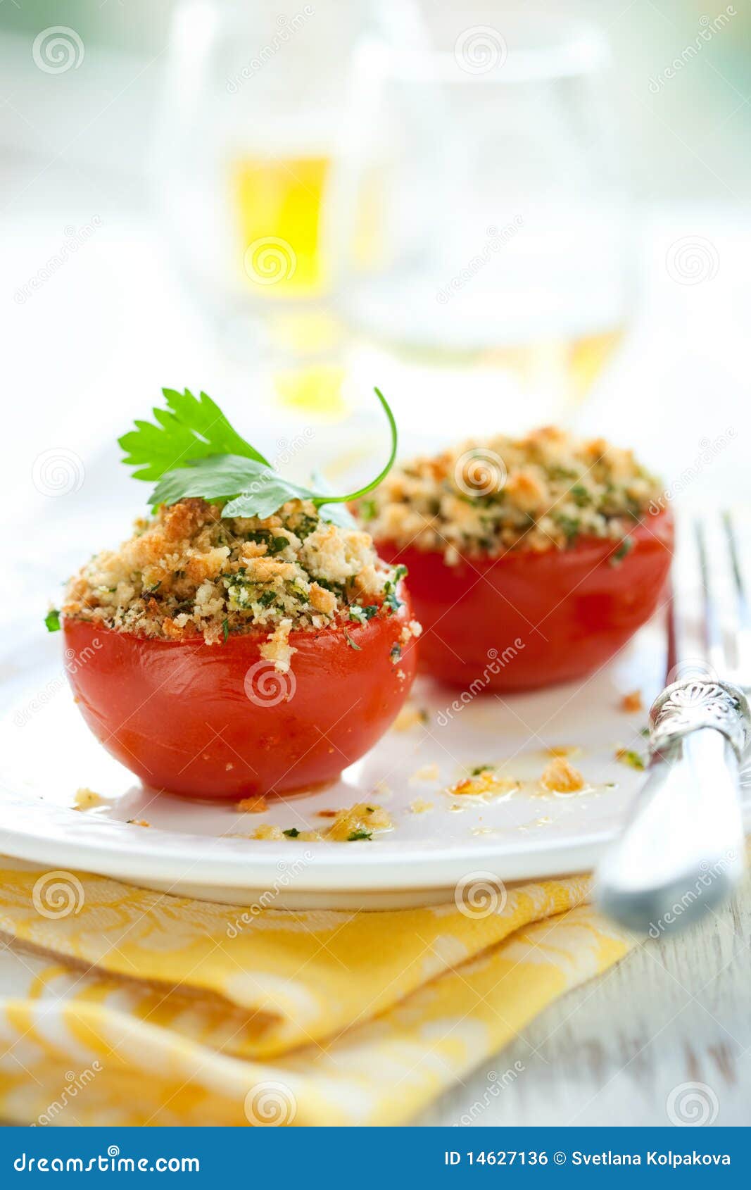 Tomatoes provencal style stock photo. Image of butter - 14627136