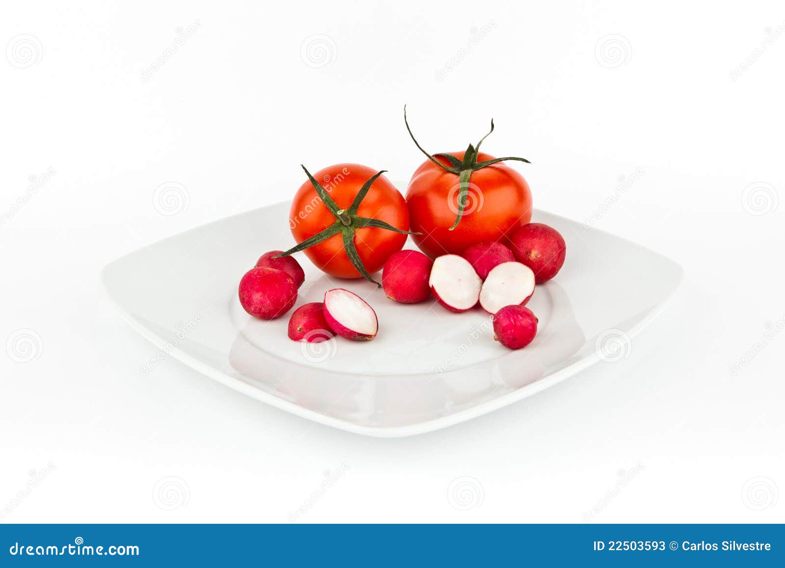 Tomatoes and radish. stock image. Image of food, fresh - 22503593