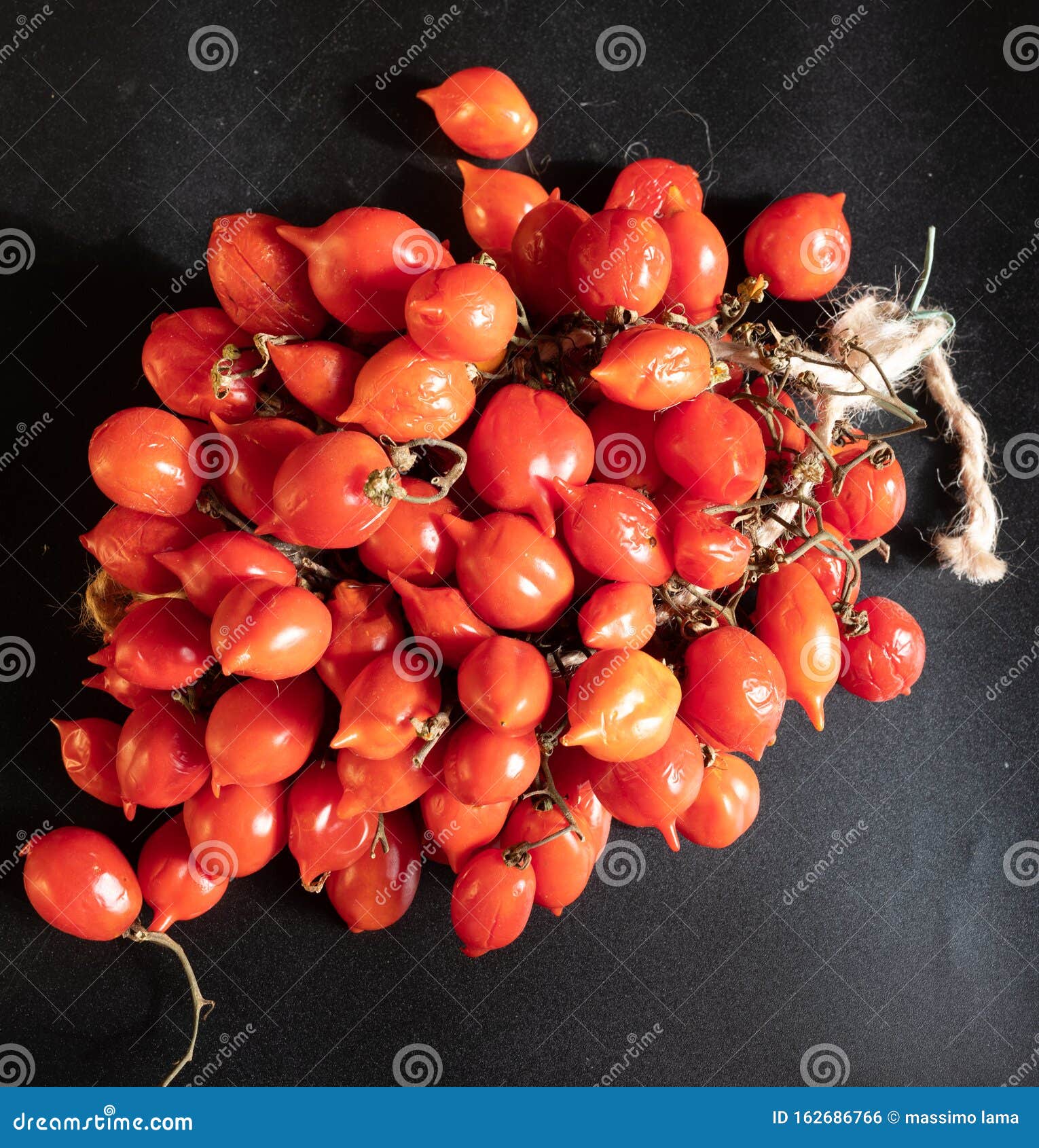 Tomatoes of Vesuvius stock photo. Image of natural, background - 162686766