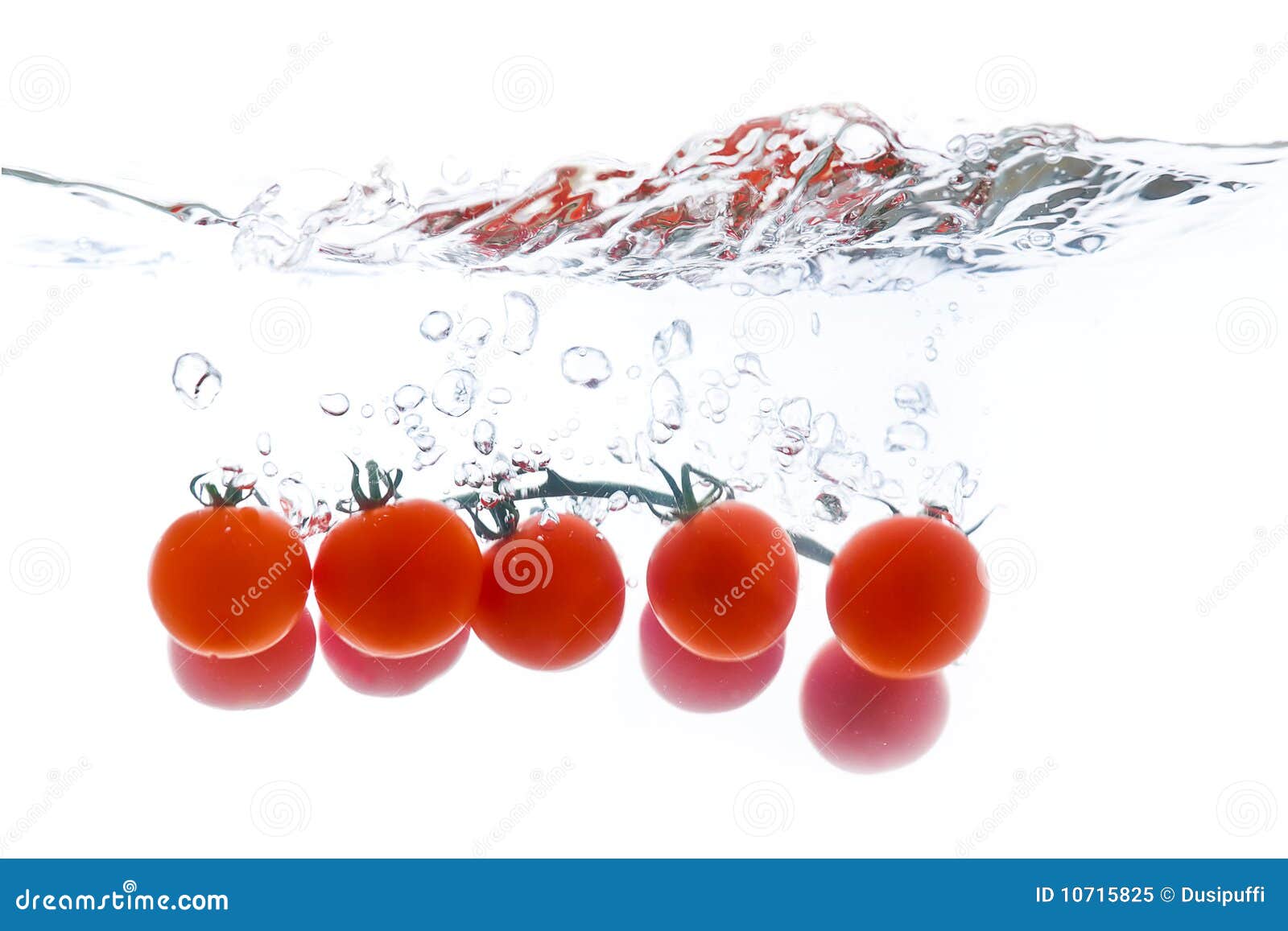 Tomatoes in water stock image. Image of fresh, clean - 10715825