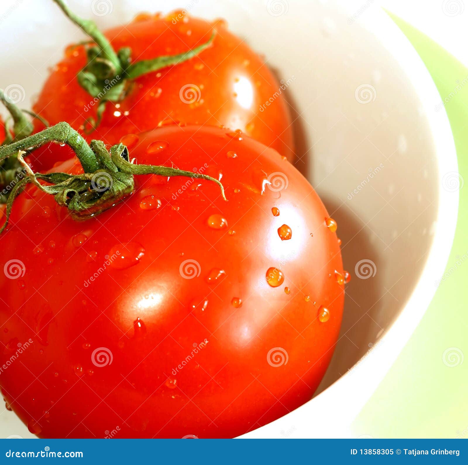 Tomatoes with water drops stock image. Image of ingredient - 13858305
