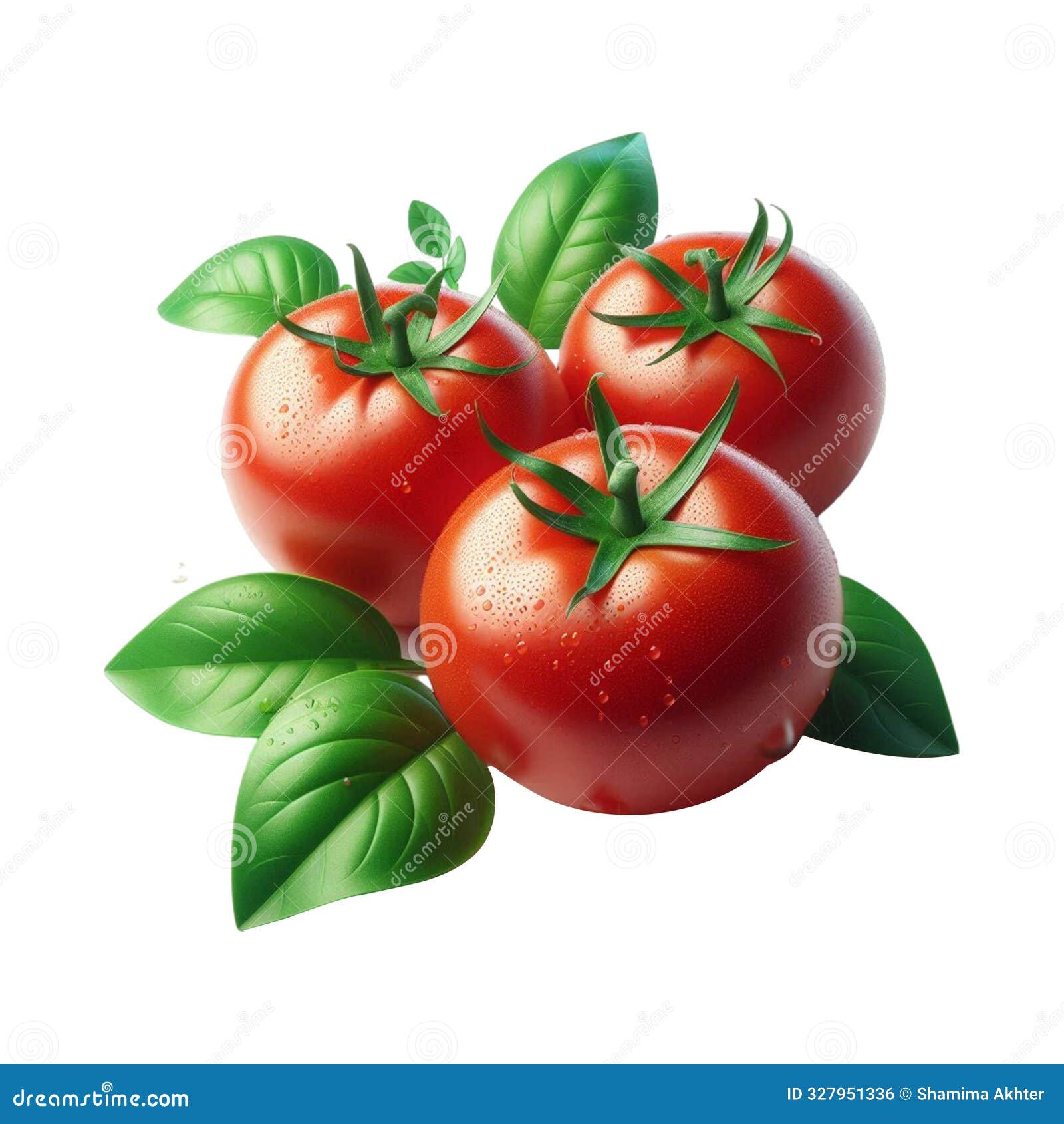 Tomatto with leaf vector stock illustration. Illustration of food ...