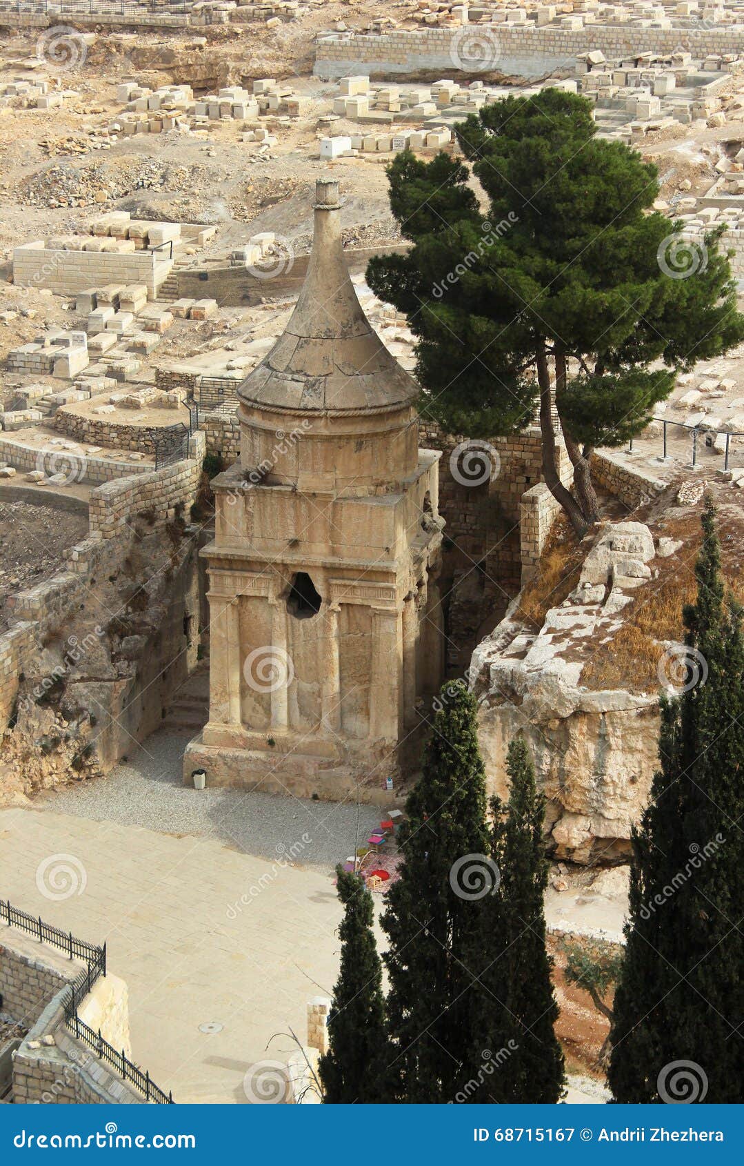 Tomb of Absalom (Absalom S Pillar) in Kidron Valley, Jerusalem, Stock ...