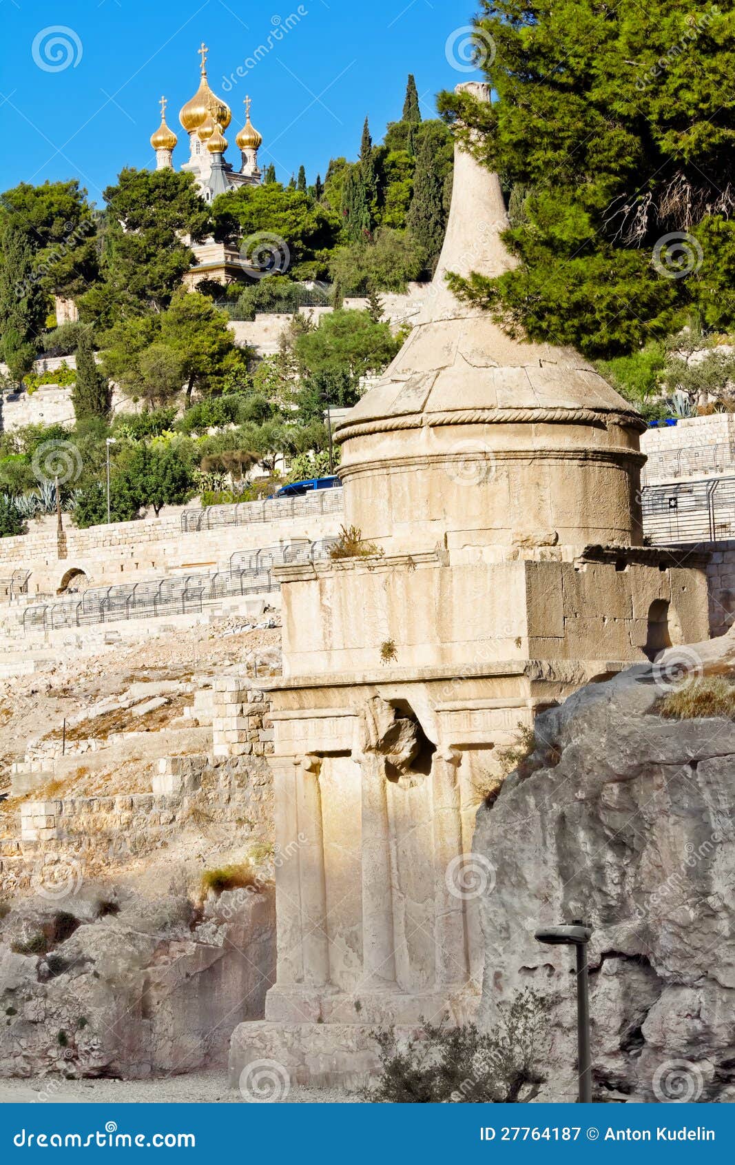 Tomb of Absalom on the Mount of Olives Stock Image - Image of memory ...