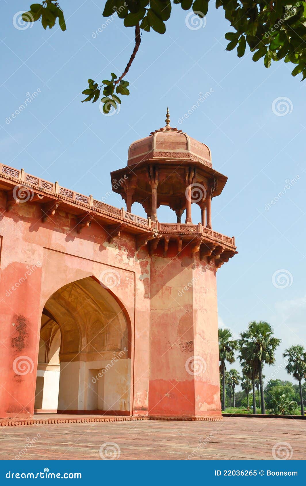 Tomb of Akbar, India stock image. Image of structure - 22036265