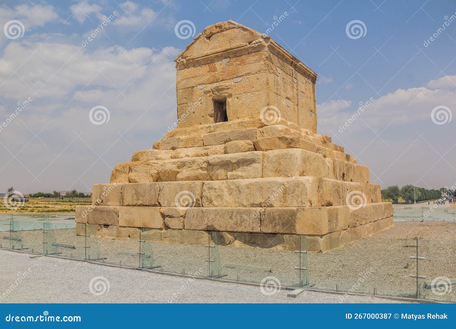Tomb of Cyrus the Great in Pasargadae, Ir Stock Image - Image of ...
