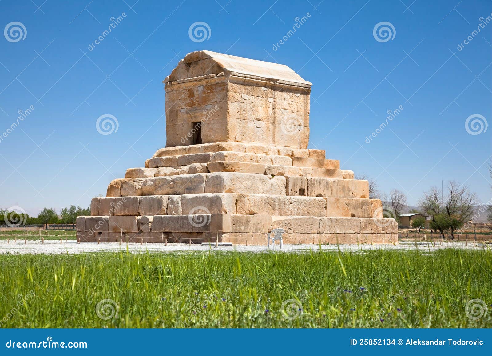 The tomb of Cyrus, Iran stock photo. Image of east, middle - 25852134
