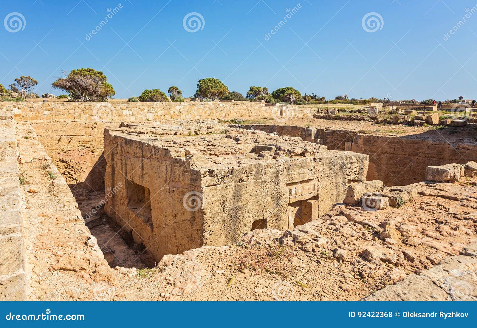 Tomb of the Kings, Paphos, Cyprus Stock Photo - Image of attraction ...