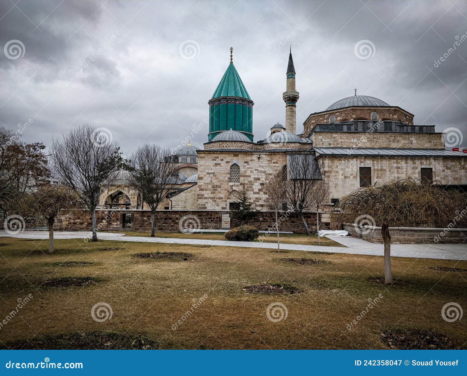 Tomb of Maulana Jalaluddin Rumi Stock Image - Image of sofism, palace ...