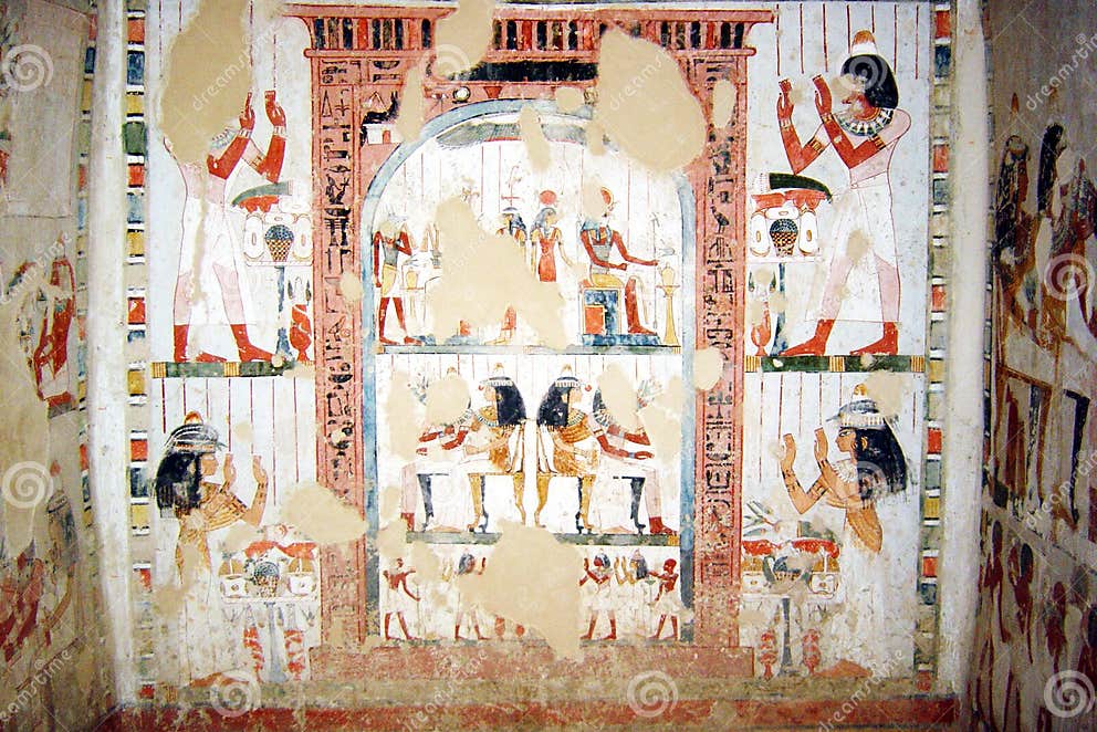 Tomb of menna stock image. Image of ancient, hieroglyphs - 34146229