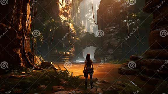 Tomb Raider Environment stock image. Image of gentleman - 299632481