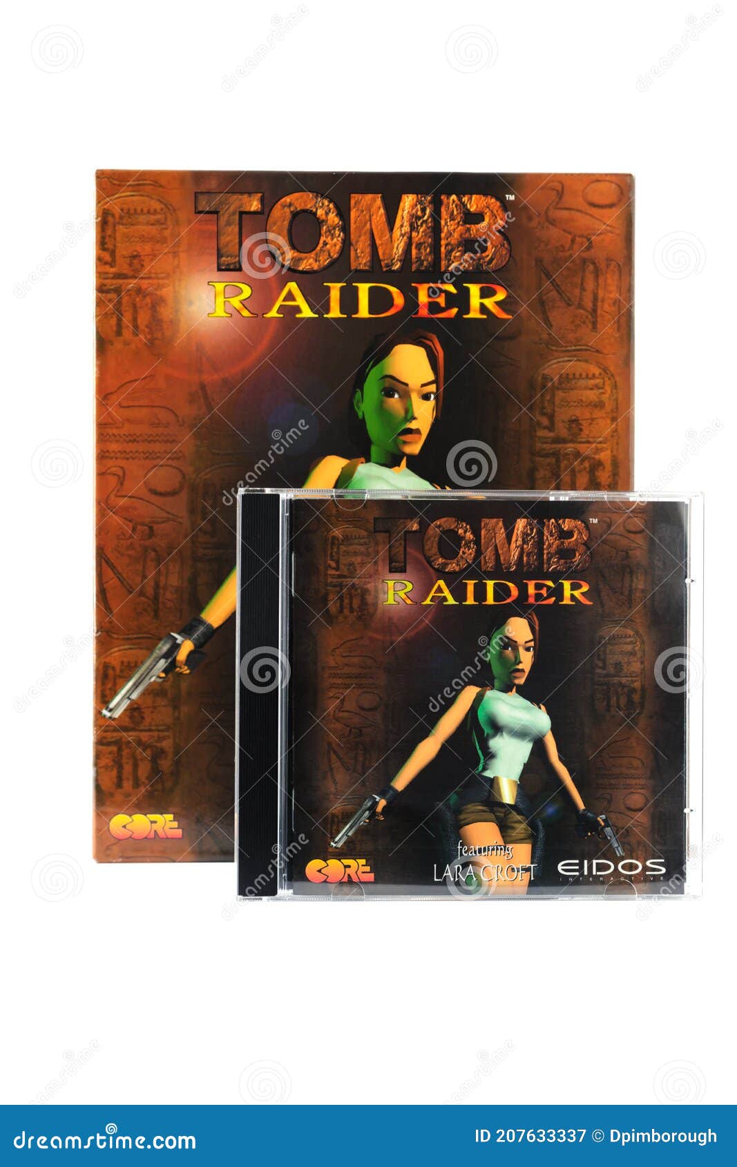 Vintage Tomb Raider Video Game Editorial Photography - Image of eidos ...