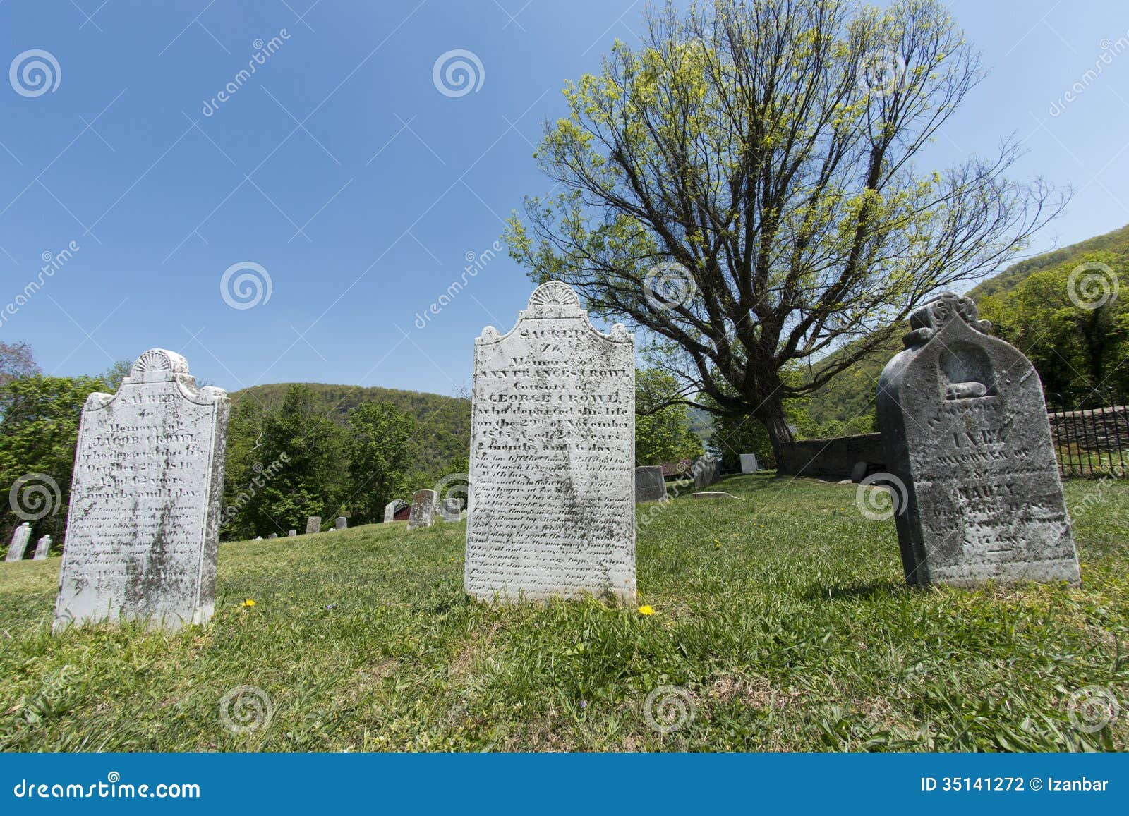 Tomb stone in grave yard stock photo. Image of remuh - 35141272