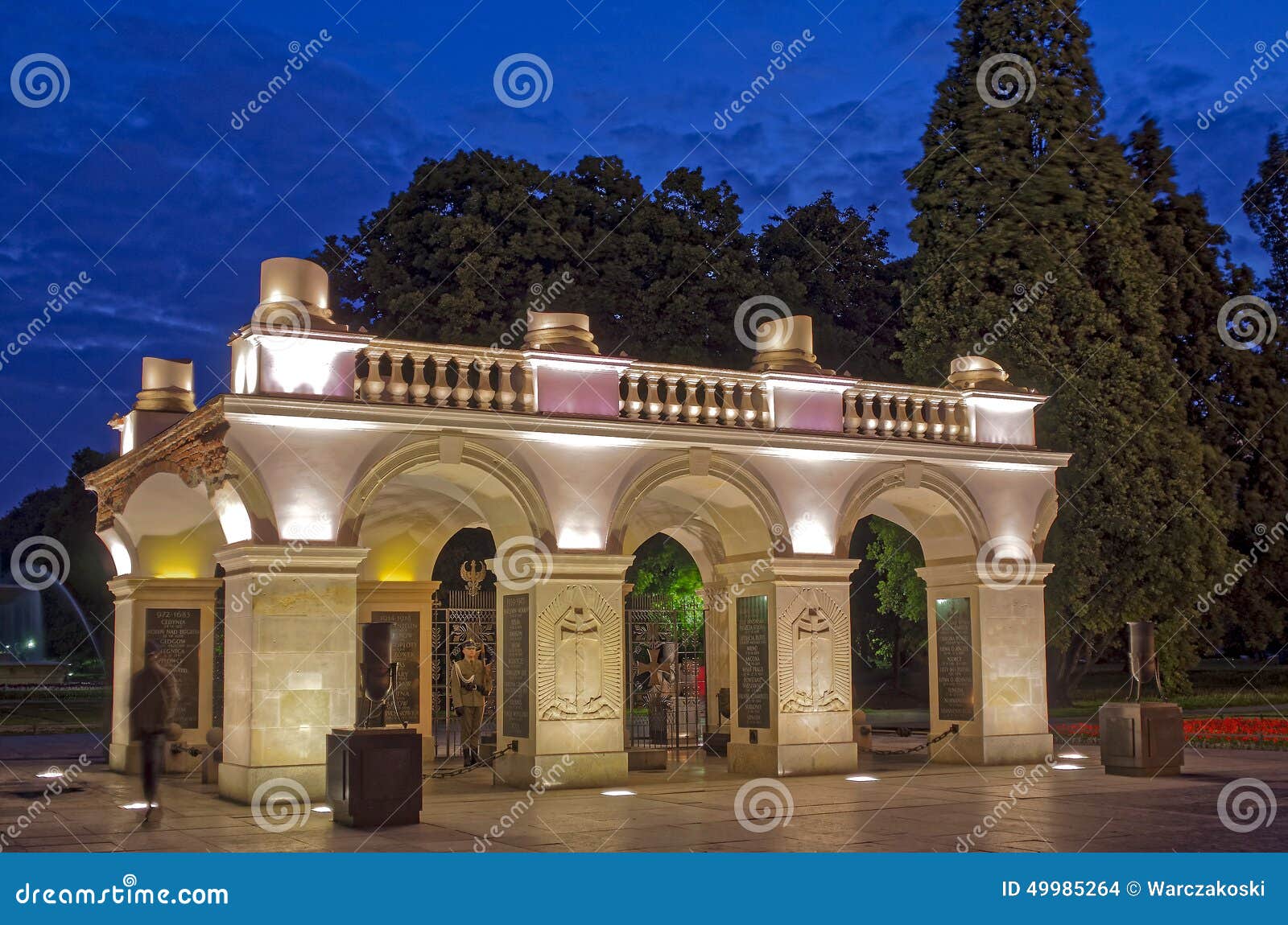 Tombe Du Soldat Inconnu, Varsovie Image stock éditorial - Image du ...