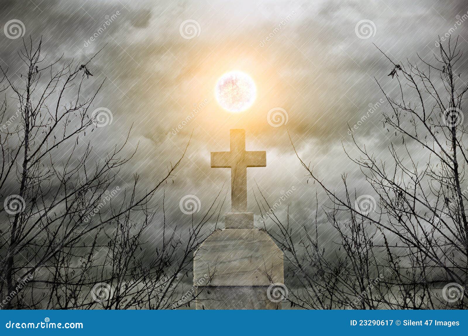 Tombe simple image stock. Image du orange, sacrifice - 23290617