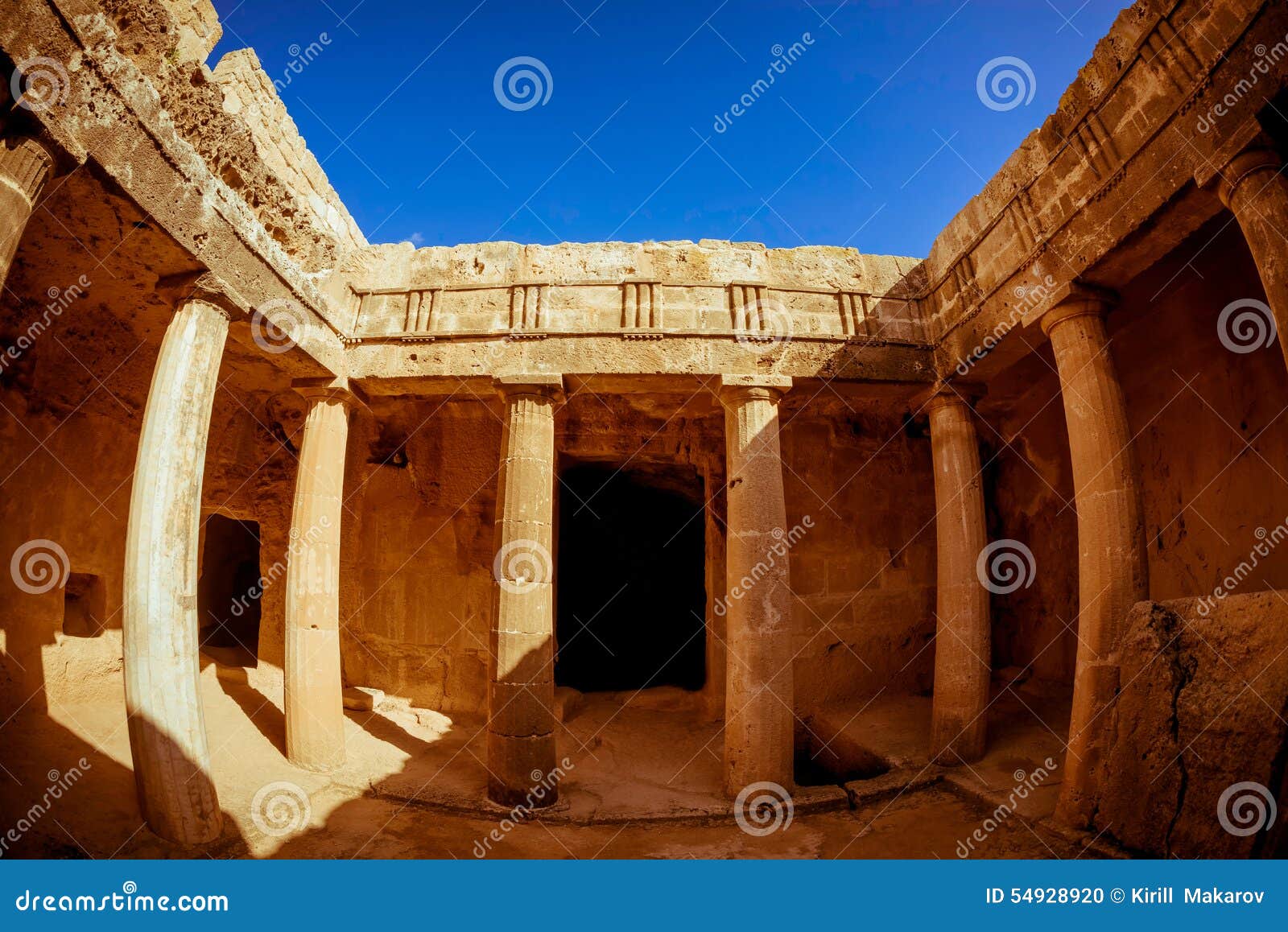Tombs of the Kings - Impressive Ancient Necropolis. Paphos District ...