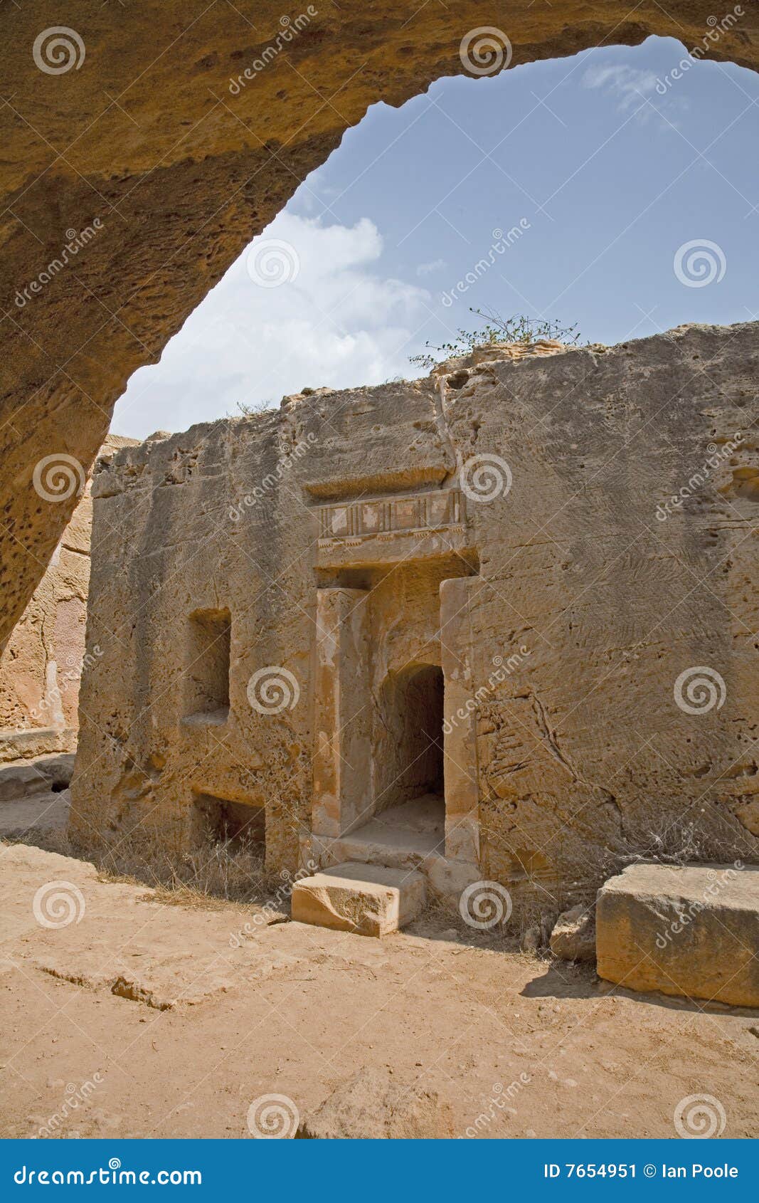 Tombs of the Kings, Paphos, Cyprus Stock Image - Image of cyprus, tomb ...
