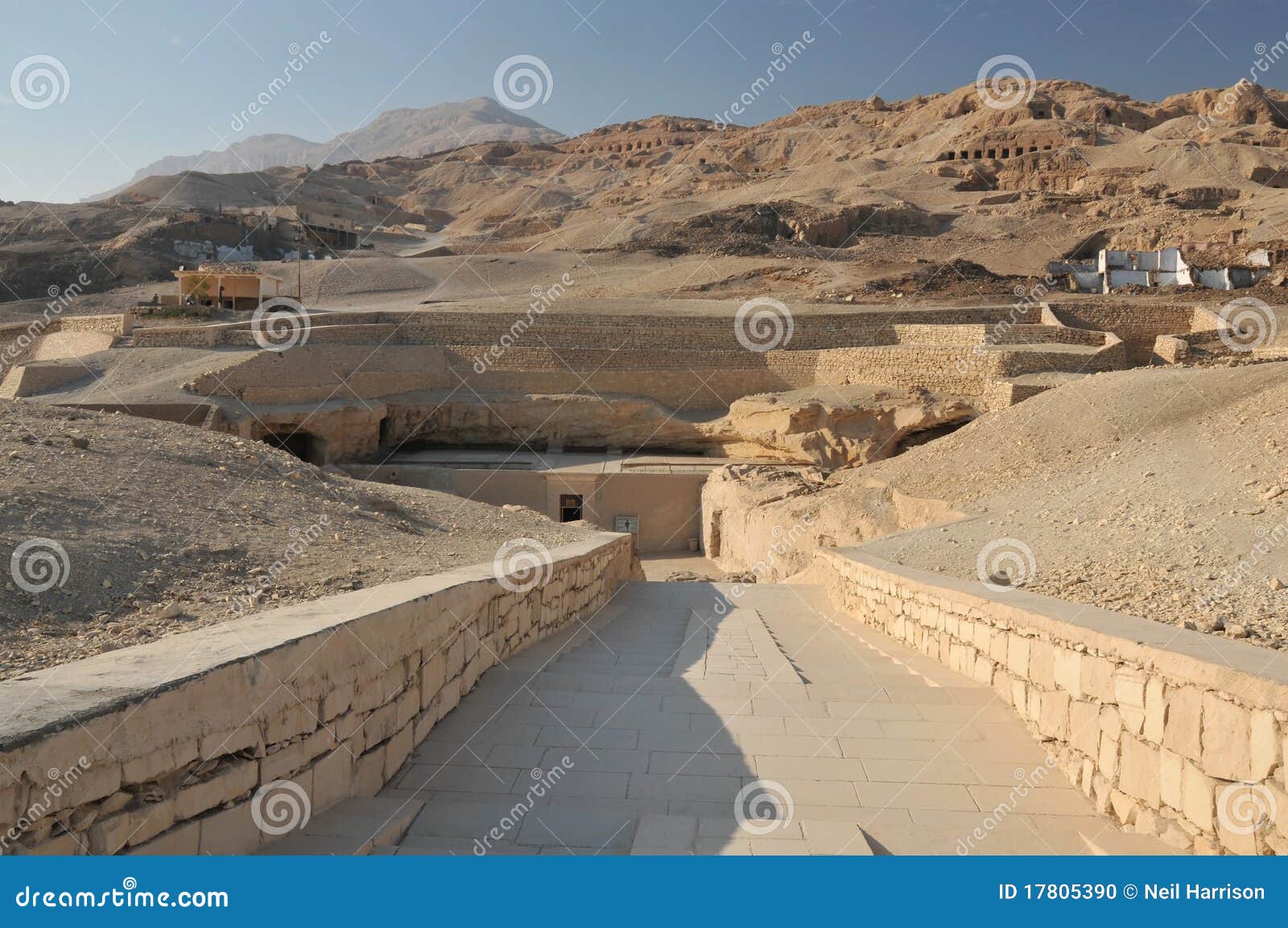 Tombs of the Nobles stock photo. Image of desert, walls - 17805390