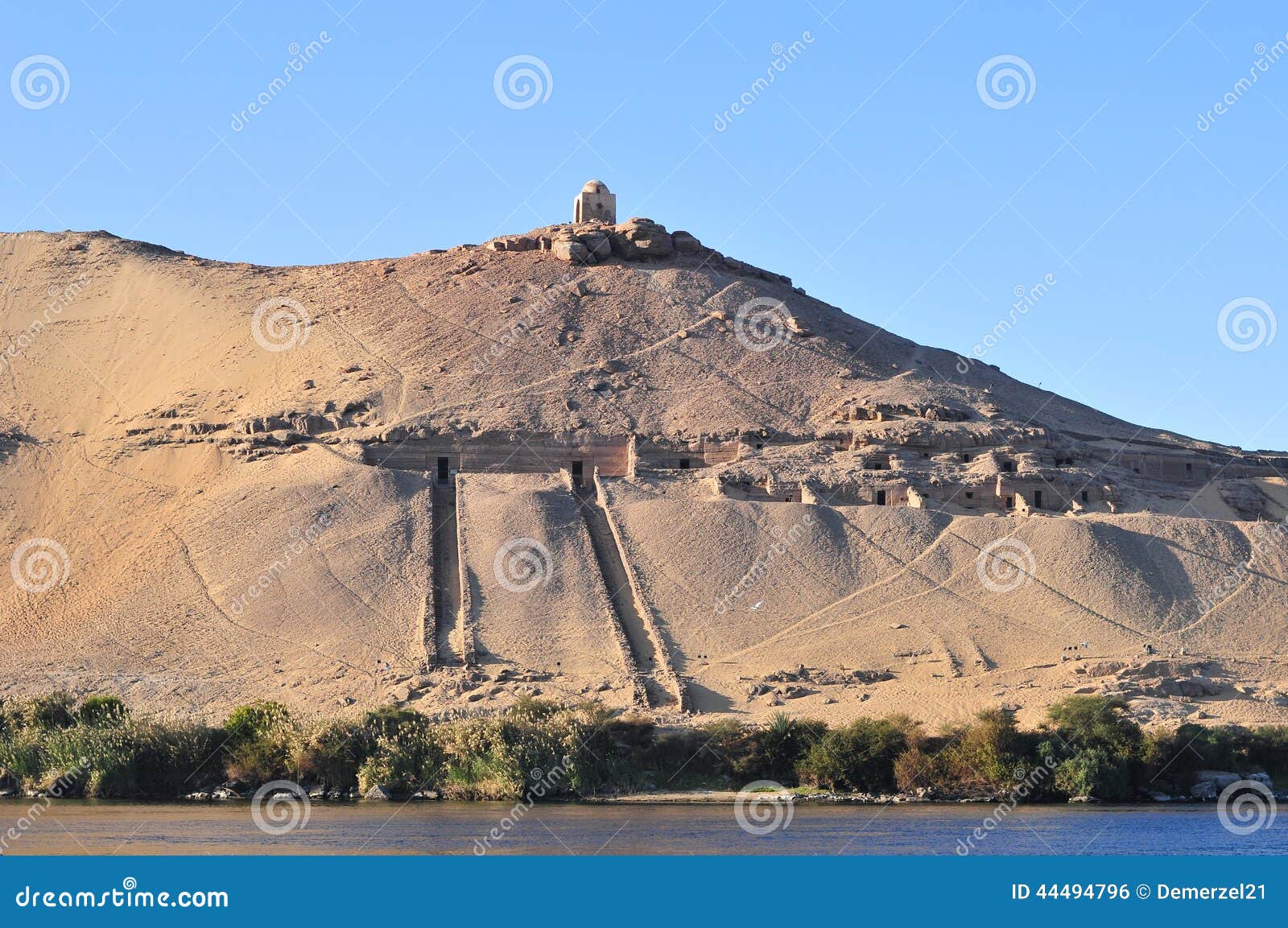 Aswan, Egypt - September 13, 2018: Egyptian Man Transporting Fruits In ...