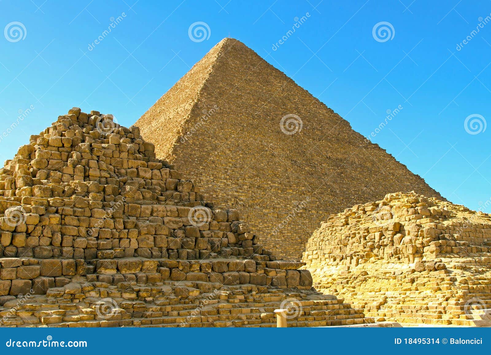 Tombs and pyramid stock photo. Image of great, antique - 18495314