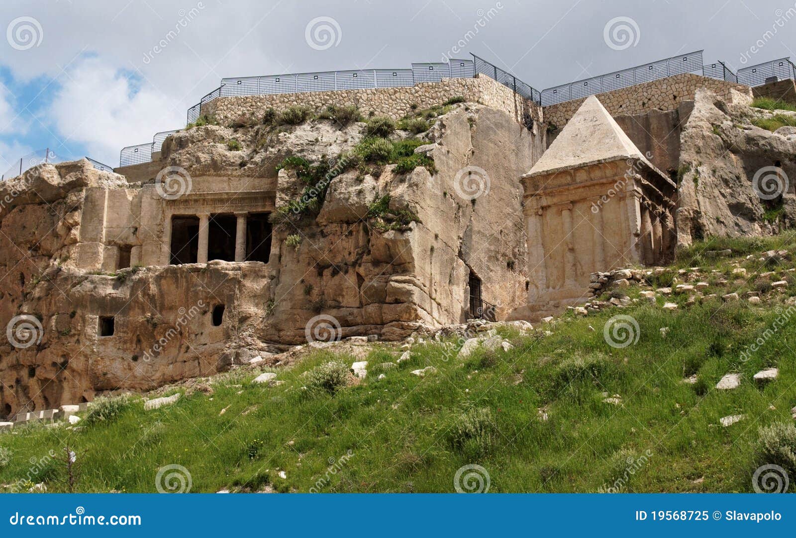 Tombs of Zechariah and Benei Hezir in Jeru Stock Image - Image of ...