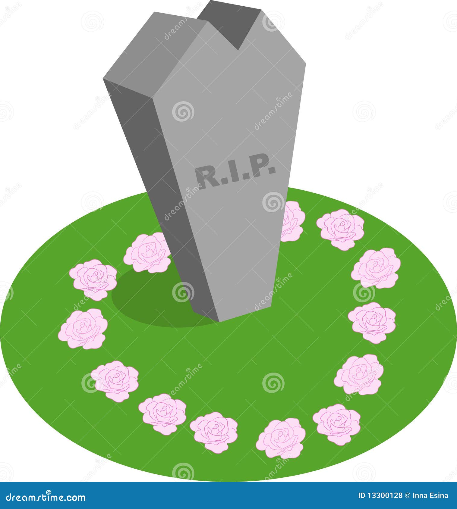 Tombstone stock vector. Illustration of abstract, artwork - 13300128