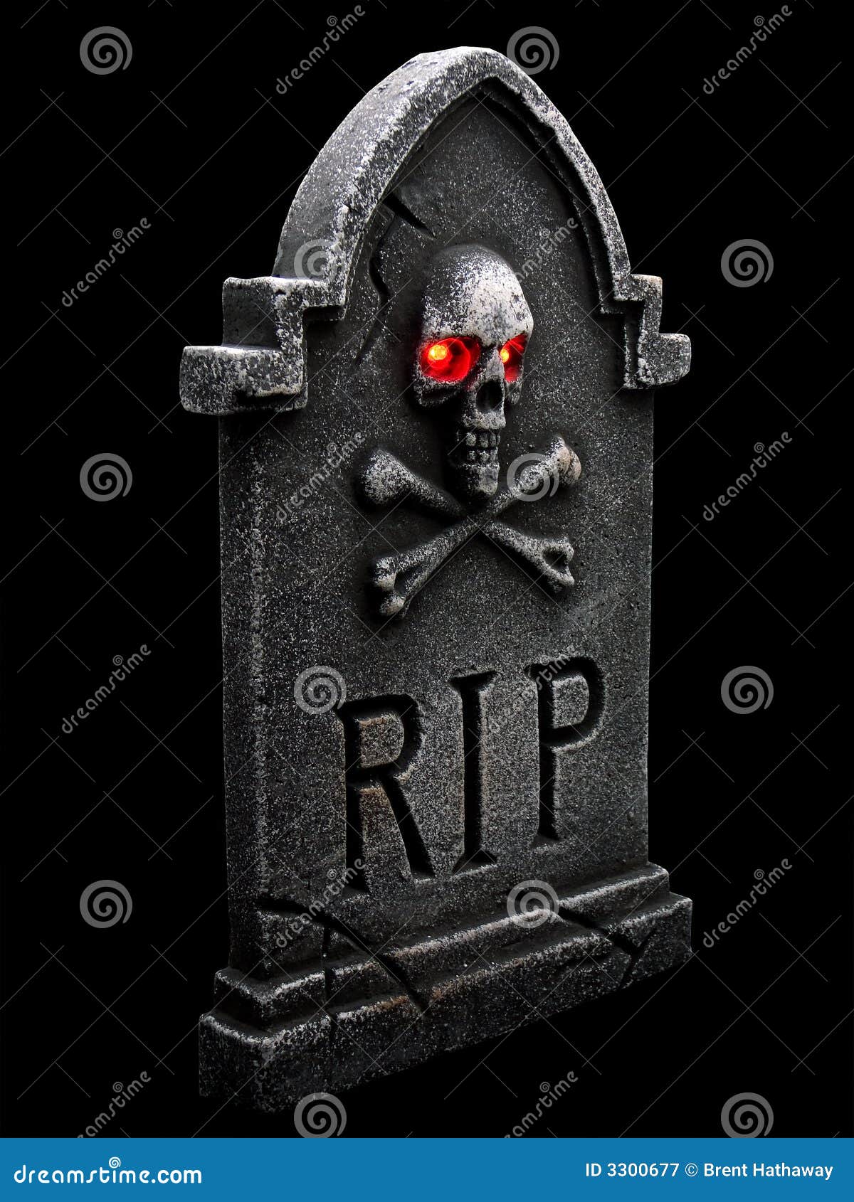 Tombstone stock image. Image of grave, frightening, isolated - 3300677