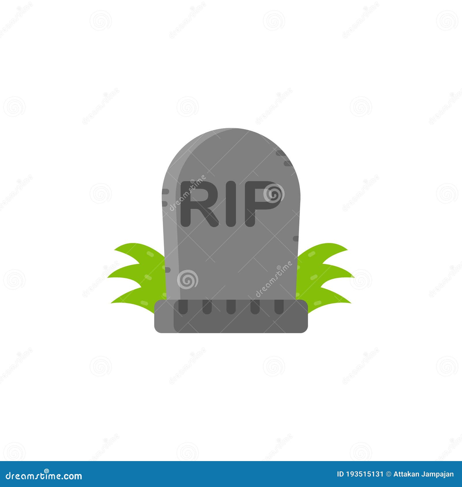 Tombstone Flat Design Elements,Vector and Illustration Stock Vector ...