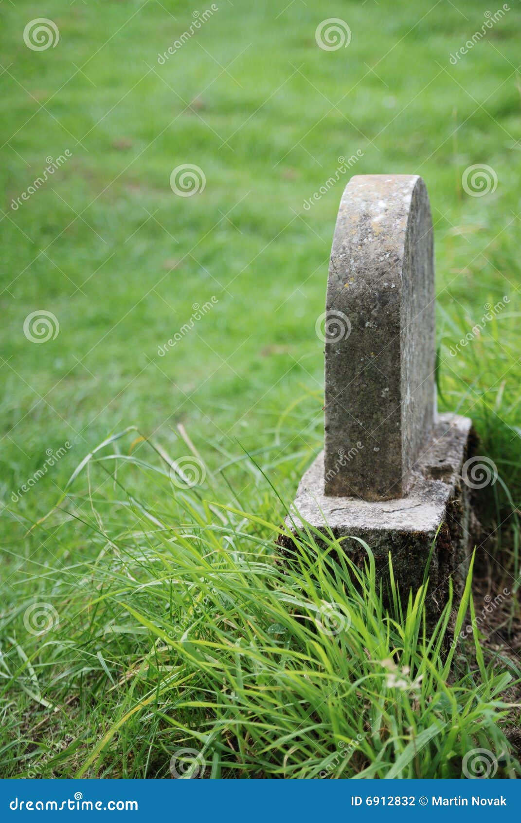 Tombstone in grass stock photo. Image of gravestones, dead - 6912832