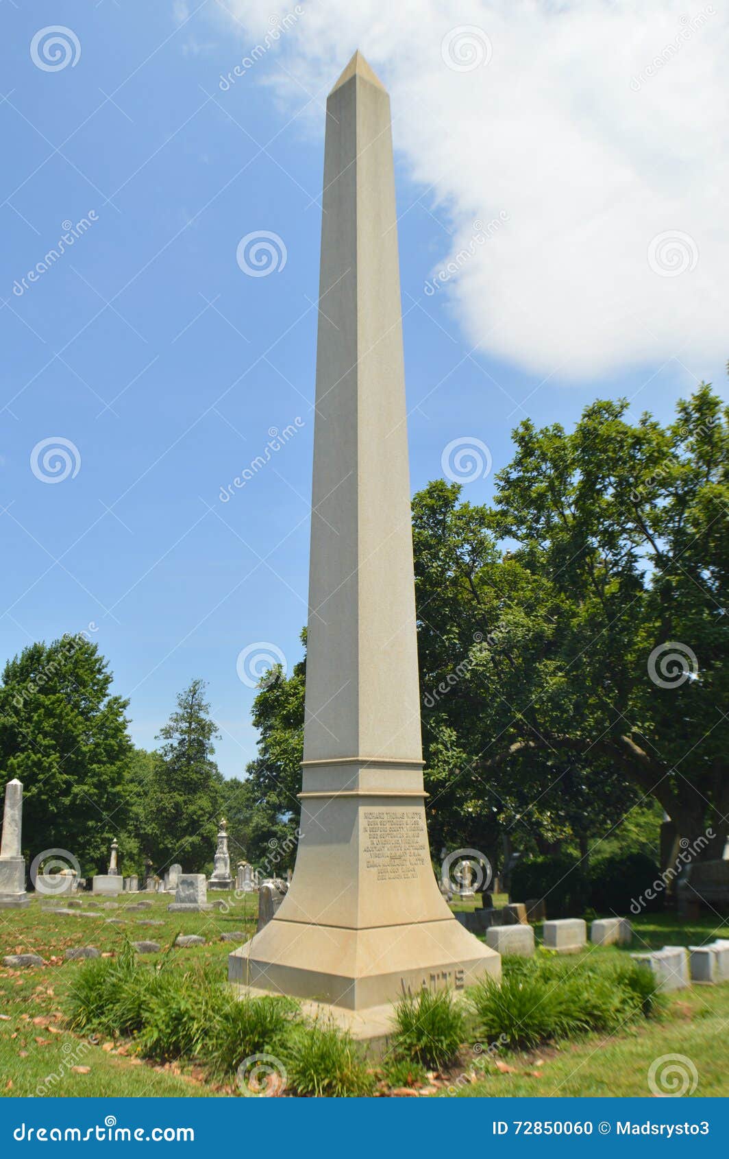 Tombstone stock photo. Image of stonework, spire, mausoleum - 72850060