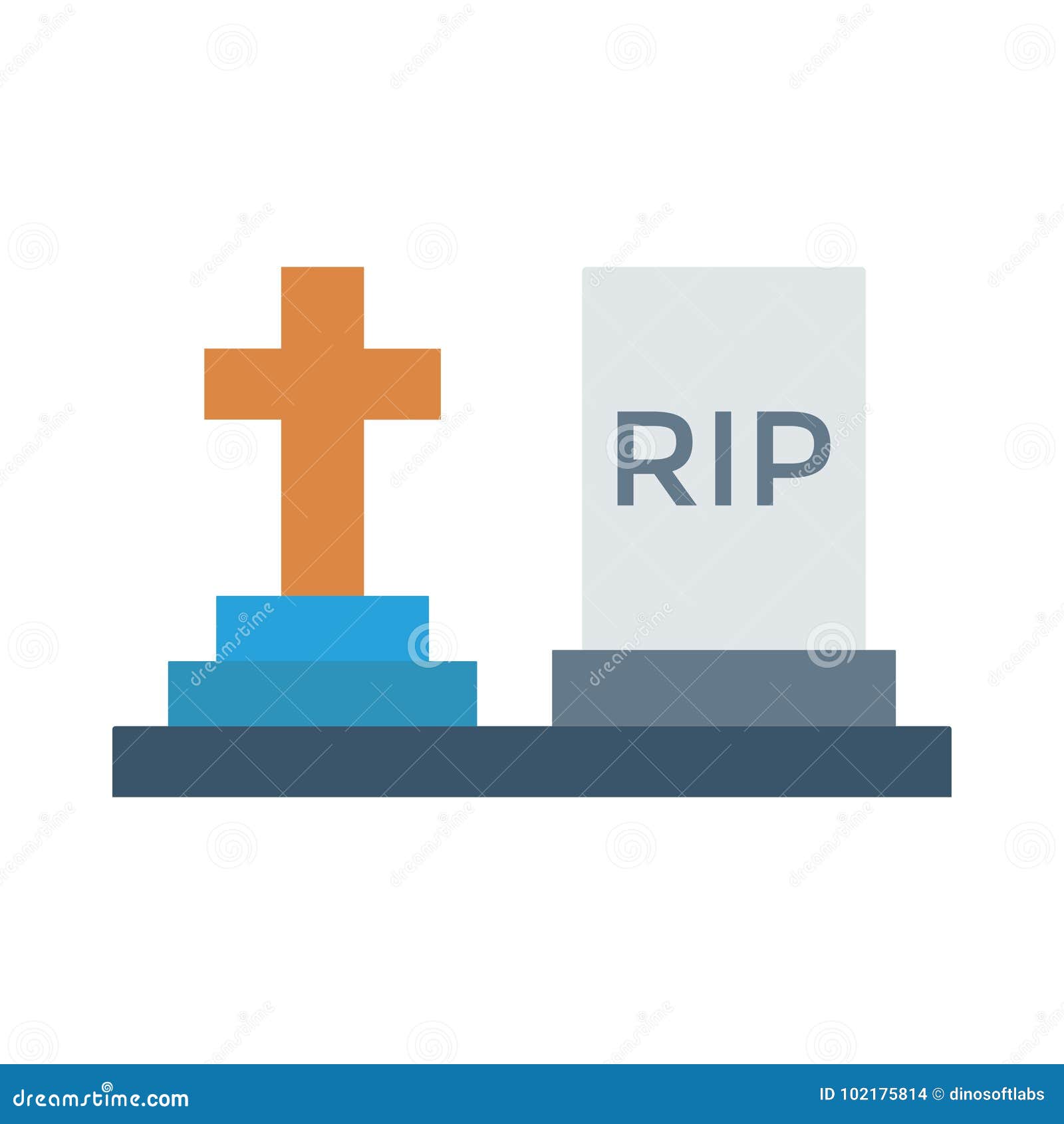 Tombstone stock vector. Illustration of coffin, gravestone - 102175814