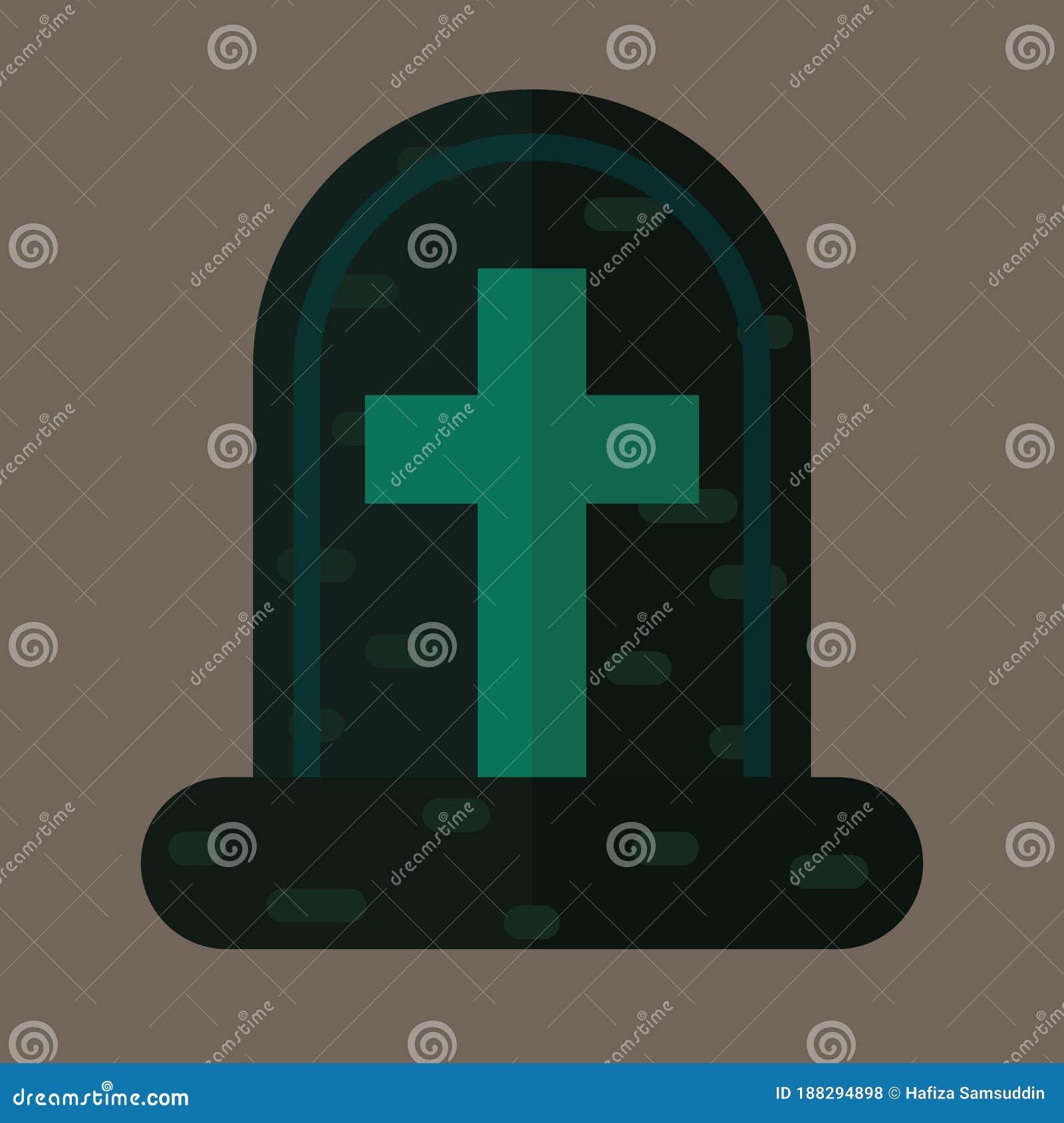 Tombstone. Vector Illustration Decorative Design Stock Vector ...