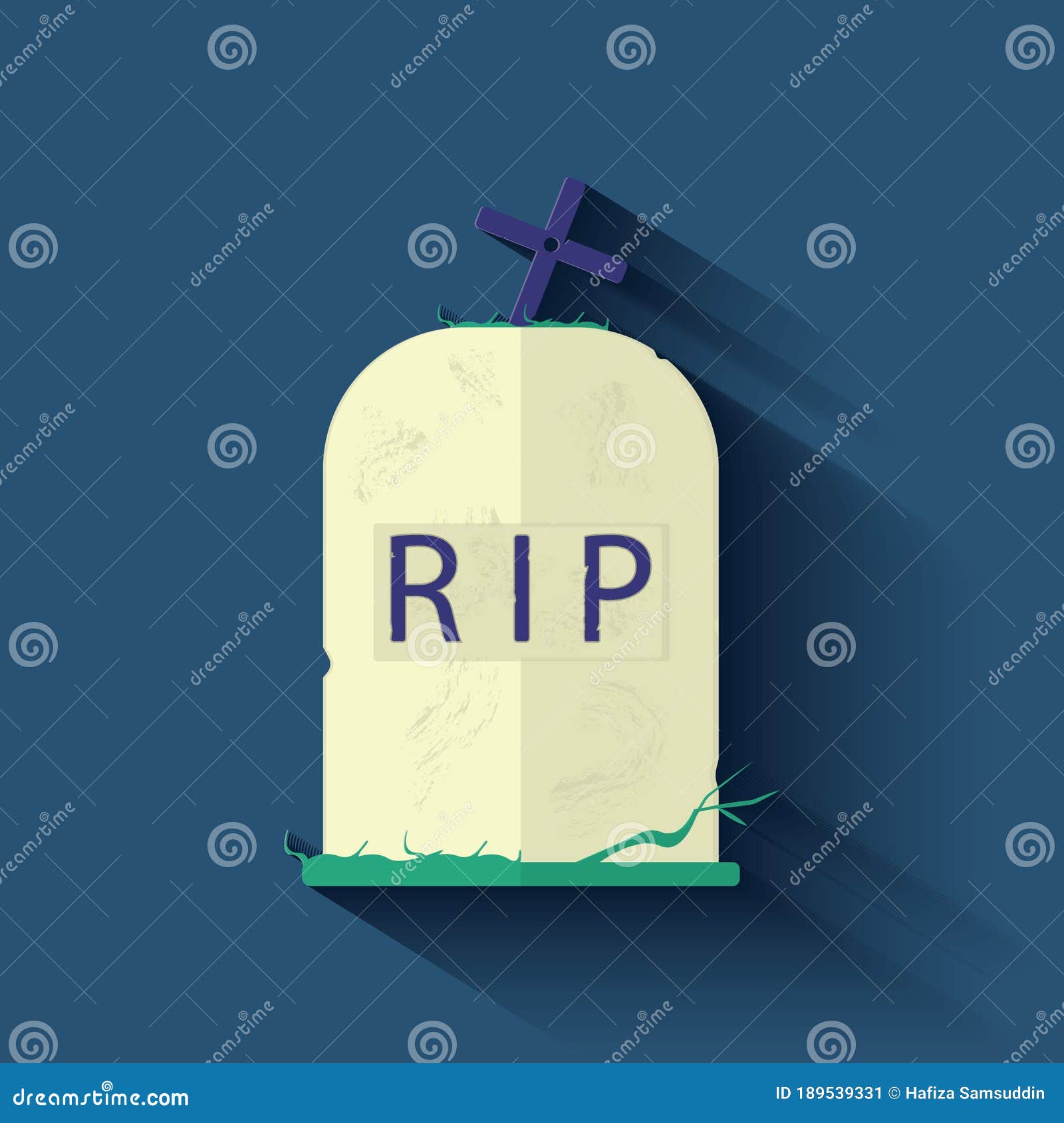 Tombstone. Vector Illustration Decorative Design Stock Vector ...