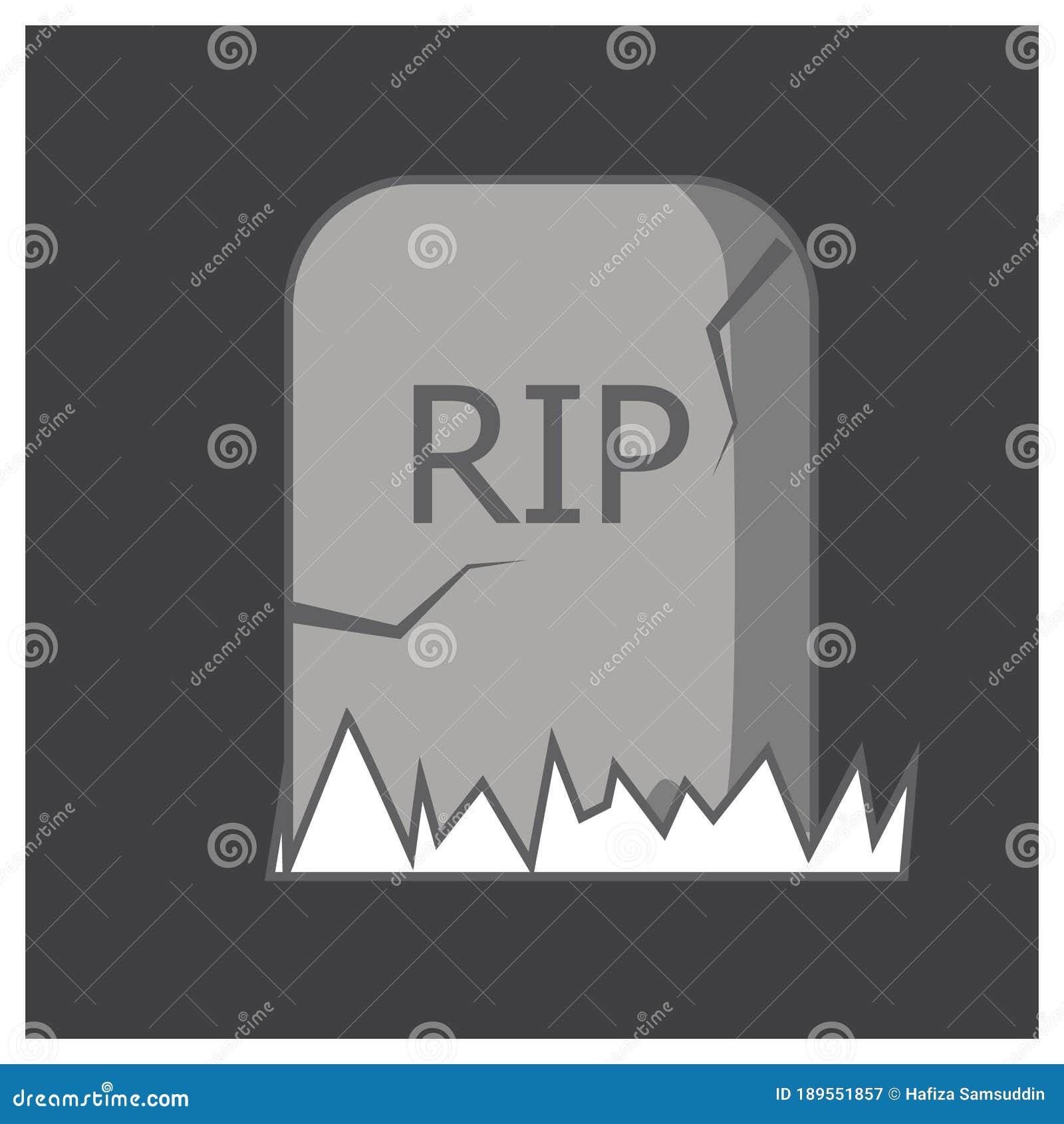 Tombstone. Vector Illustration Decorative Design Stock Vector ...