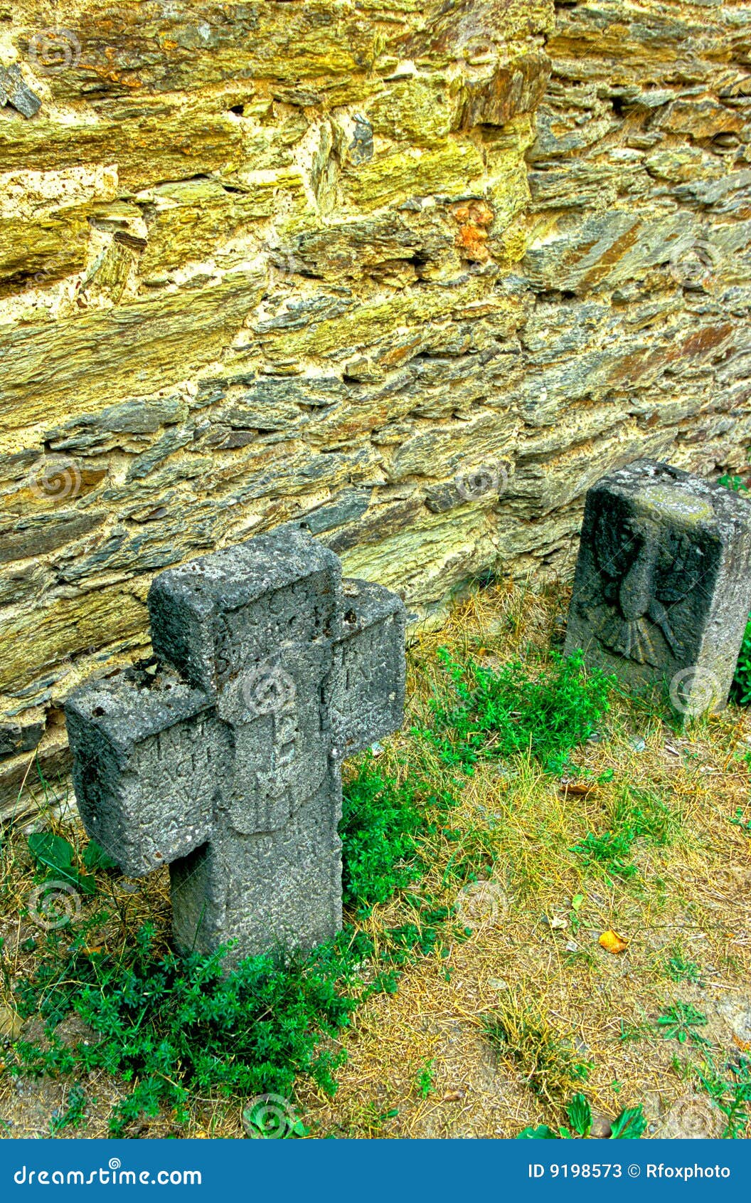 Tombstones in German Castle Stock Image - Image of travel, world: 9198573