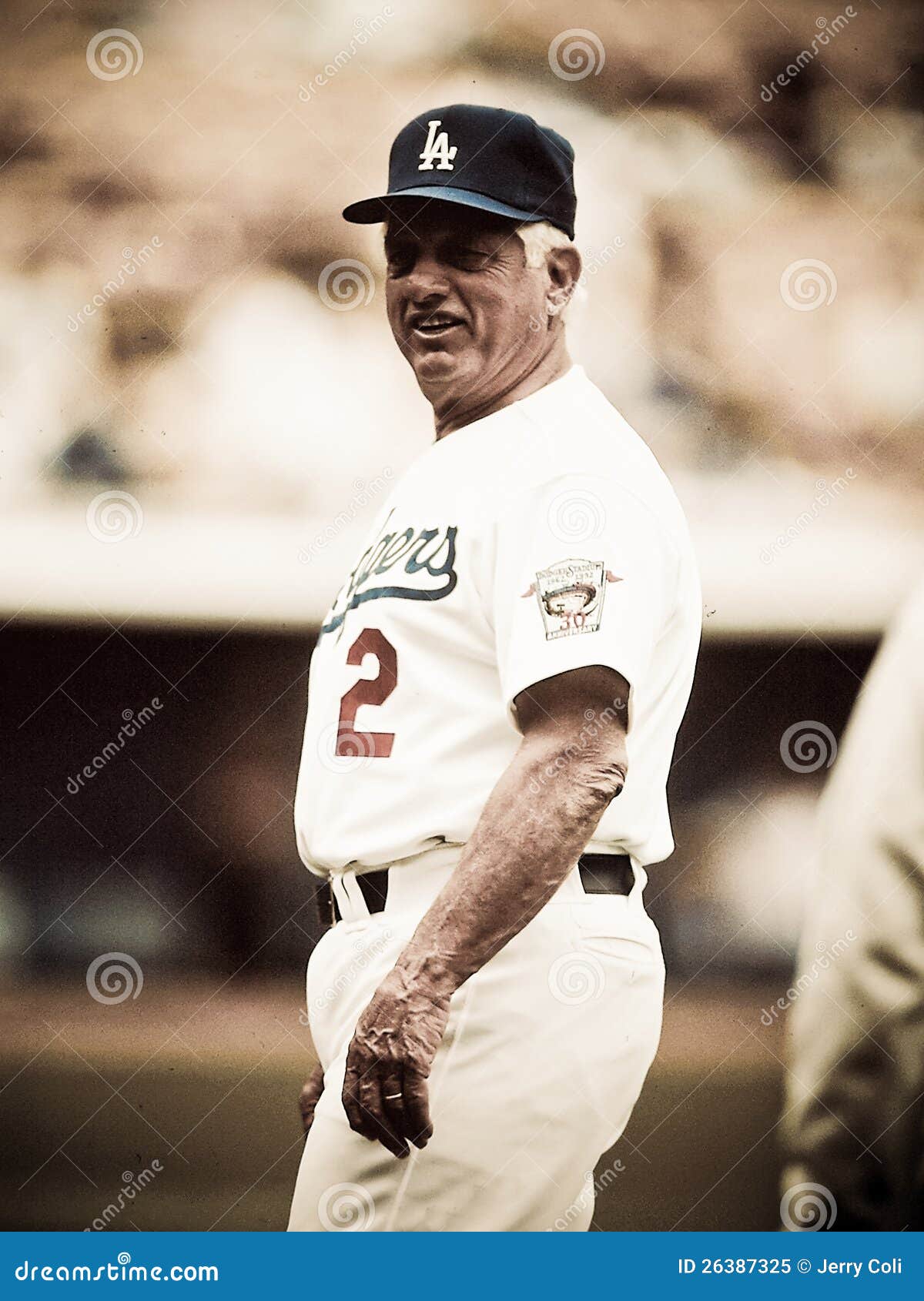 Tommy Lasorda Los Angeles Dodgers Editorial Image - Image of summer ...