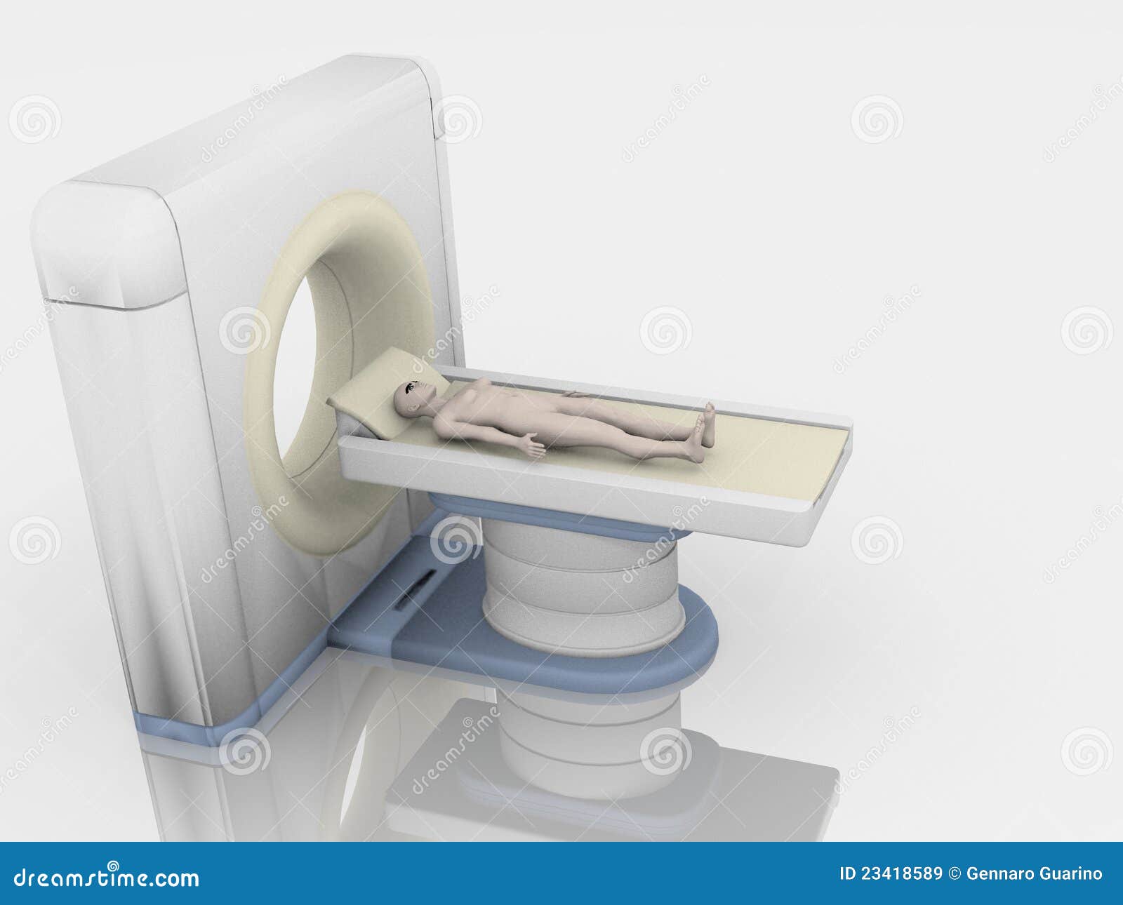 Tomographie Axiale Sur Ordinateur Illustration Stock - Illustration du ...