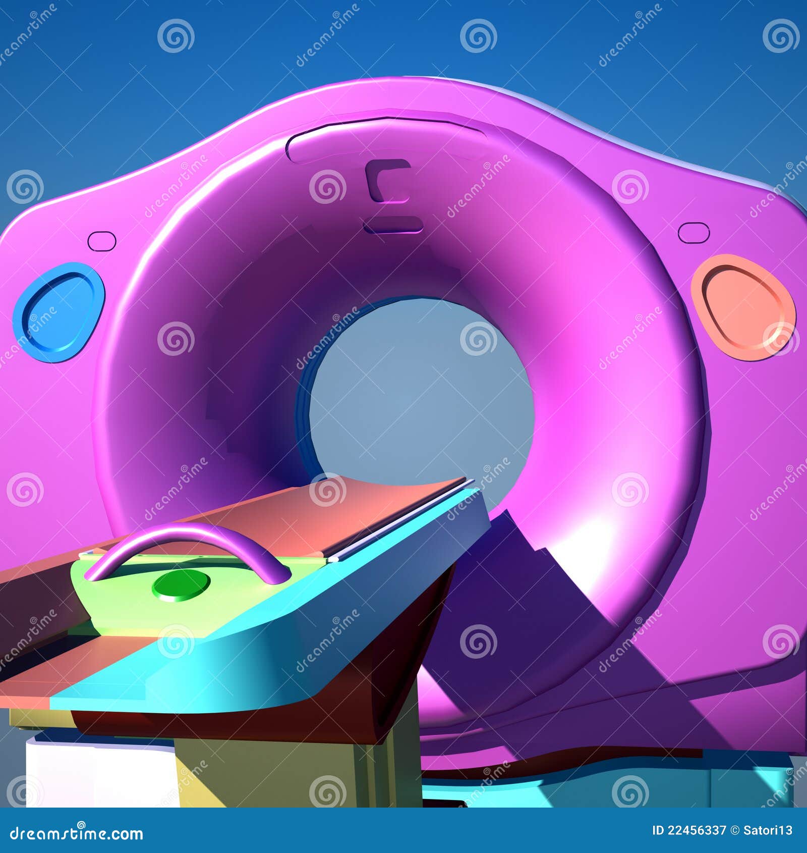 Tomography stock illustration. Illustration of professional - 22456337