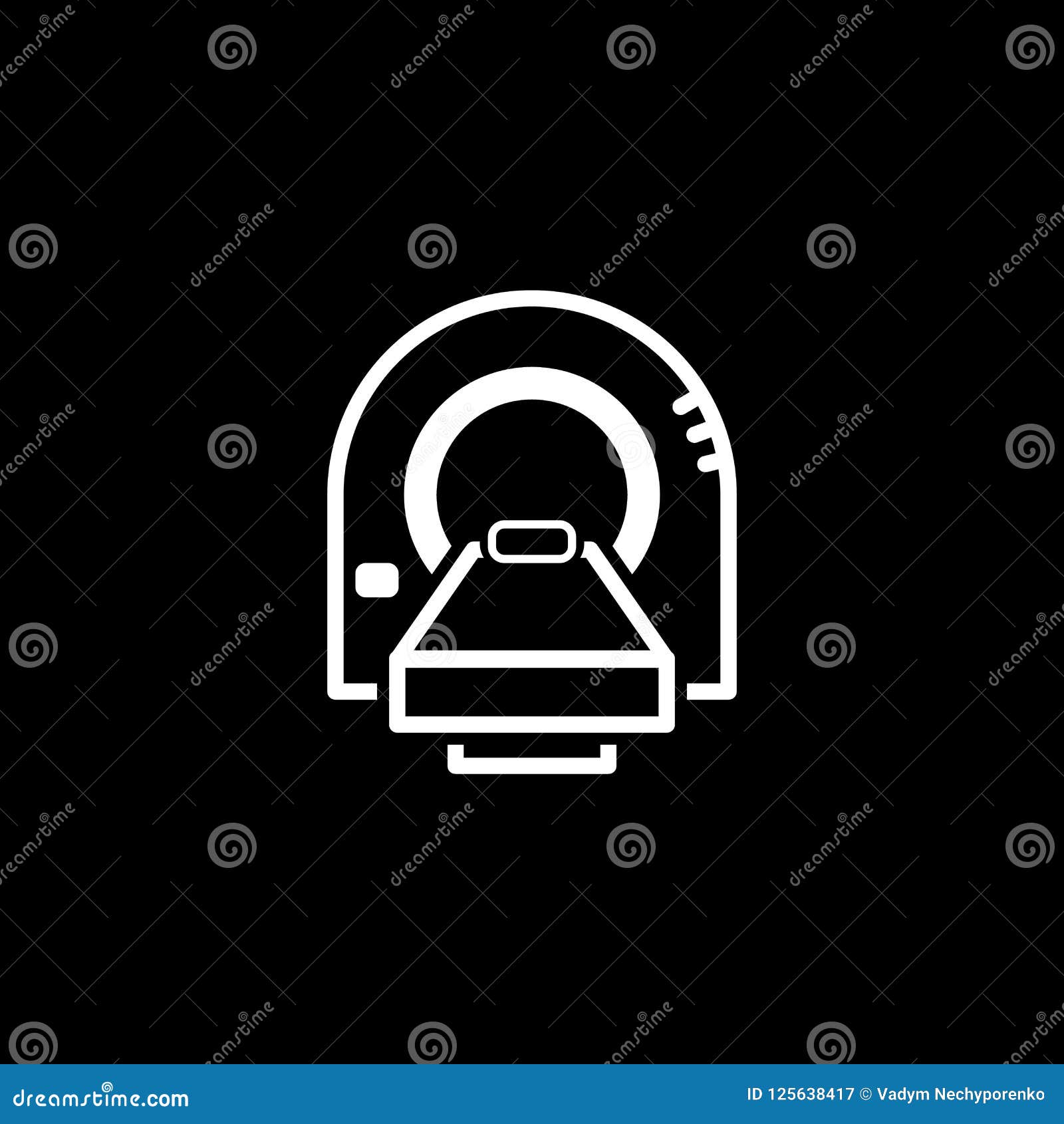 Tomography Icon Vector Sign And Symbol Isolated On White Background ...