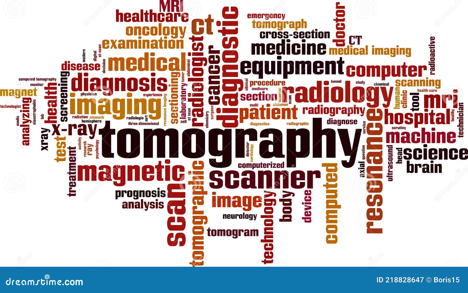 Tomography word cloud stock vector. Illustration of magnetic - 218828647