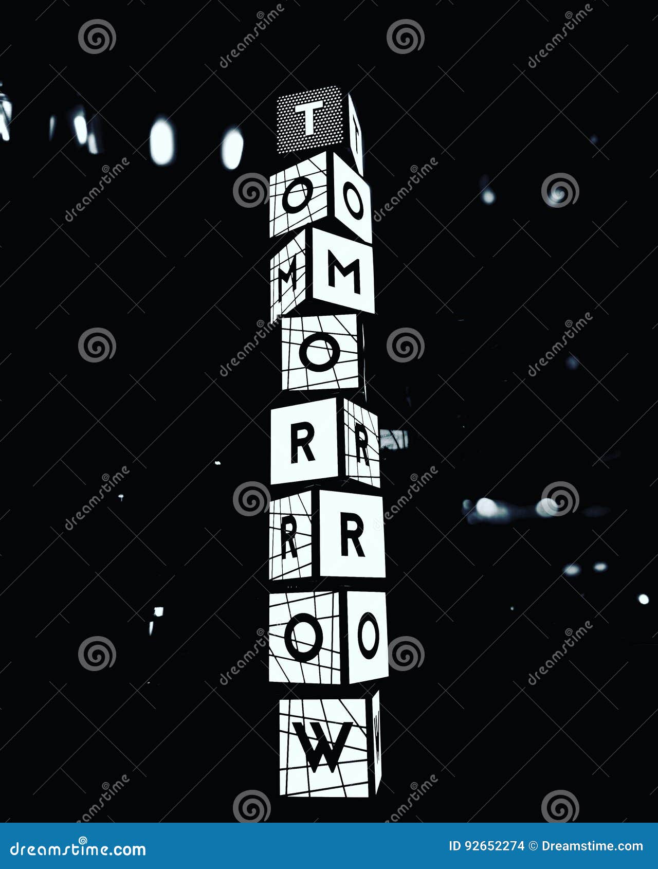 Tomorrow editorial stock image. Image of mark, salfard - 92652274