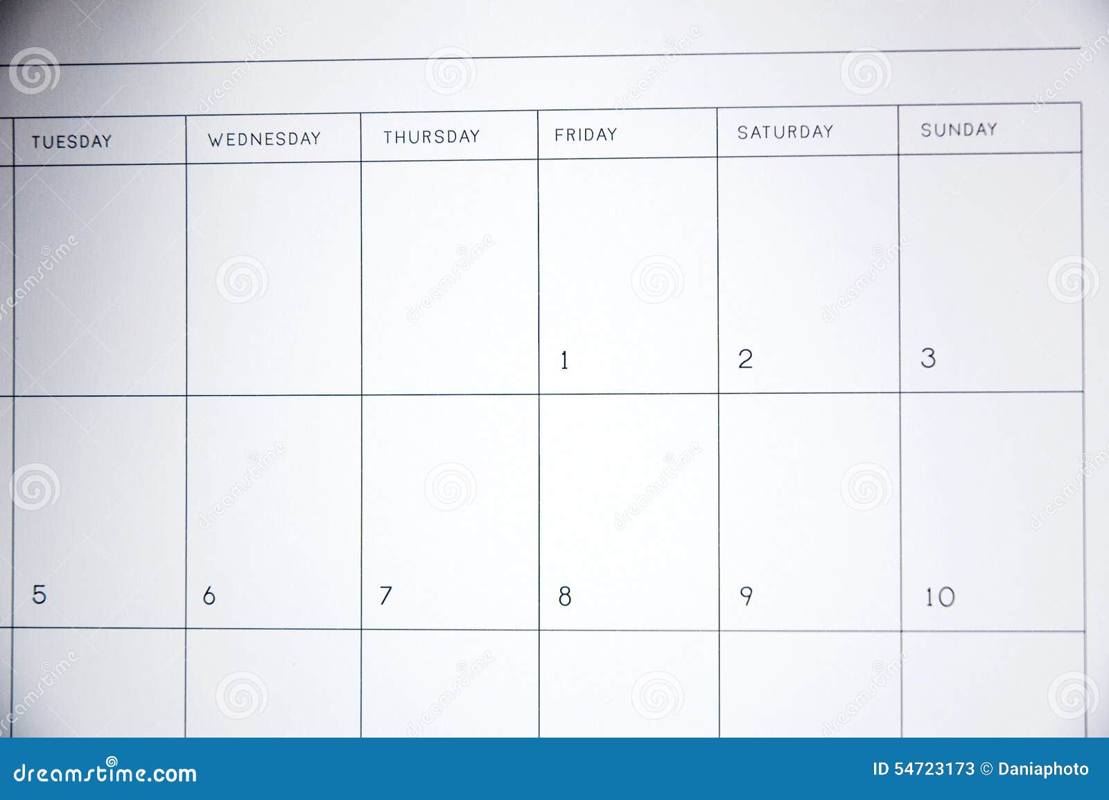 Tomt schema fotografering för bildbyråer. Bild av bookishly - 54723173